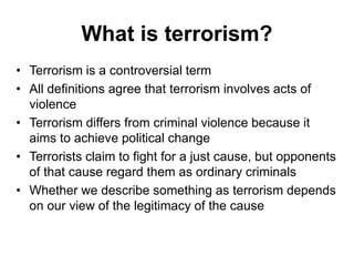 10 terrorism | PPT