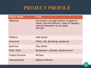 Online Job Portal | PPT