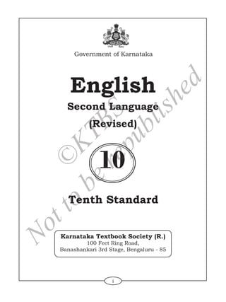 10th english text book | PDF