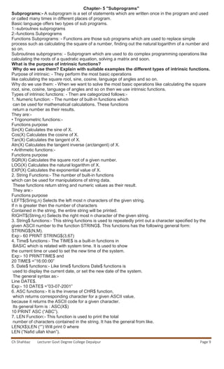 10th class computer science notes in english by cstechz | PDF