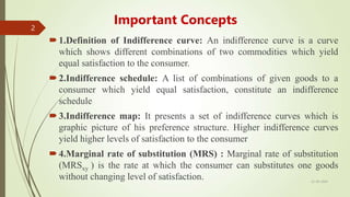 Indifference curve approach mba central university b | PPT
