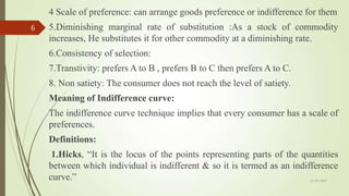 Indifference curve approach mba central university b | PPT