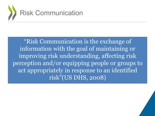 Risk Communication Policies and Practices | PPT