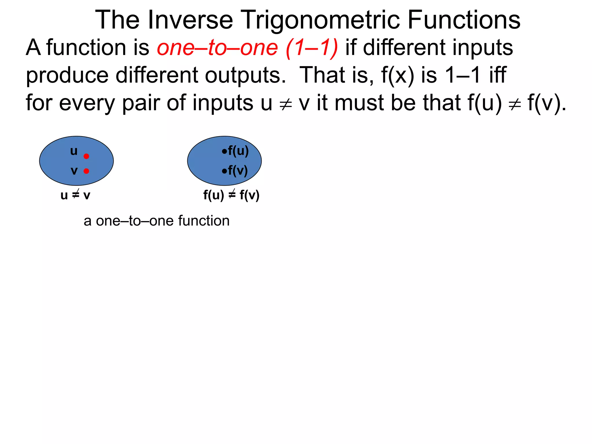 11 the inverse trigonometric functions x | PPTX