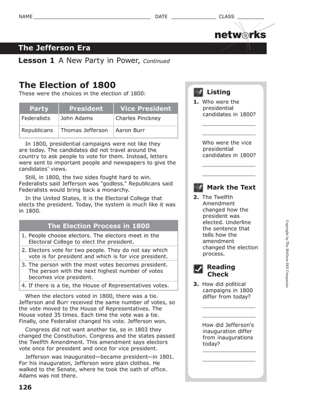 10the jefferson era | PDF