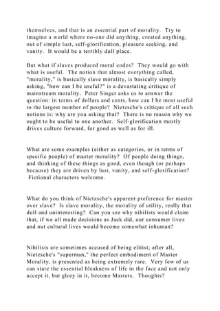 10 The Religious debate over objective moralityOne of the m | DOCX ...