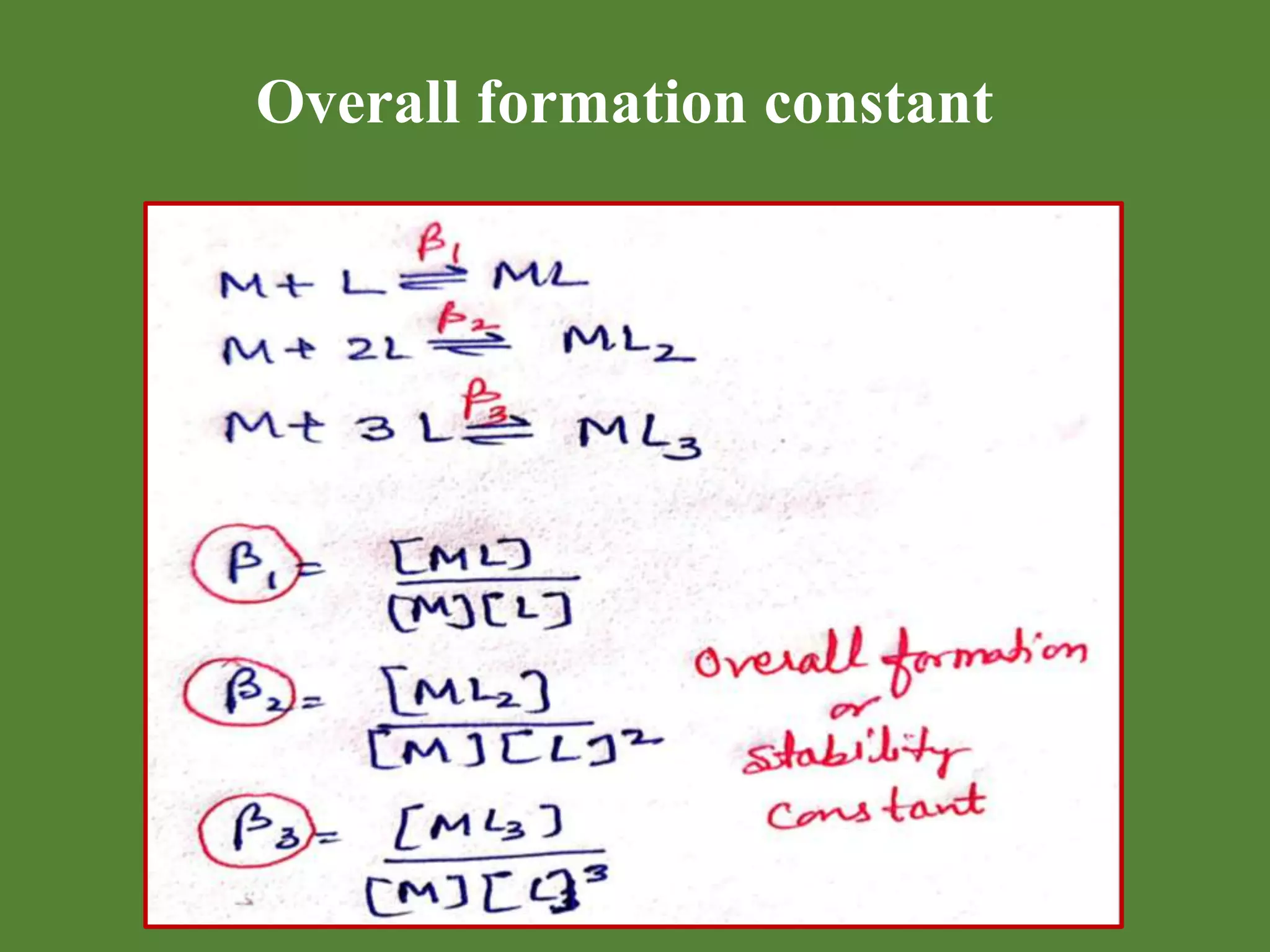Thermodynamic and kinetic stability of metal complexes, Part 1.pptx