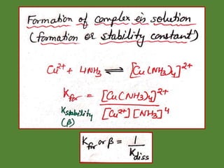 Thermodynamic and kinetic stability of metal complexes, Part 1.pptx