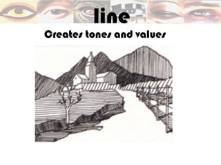 Visual Elements: LINE | PPT
