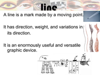 Visual Elements: LINE | PPT