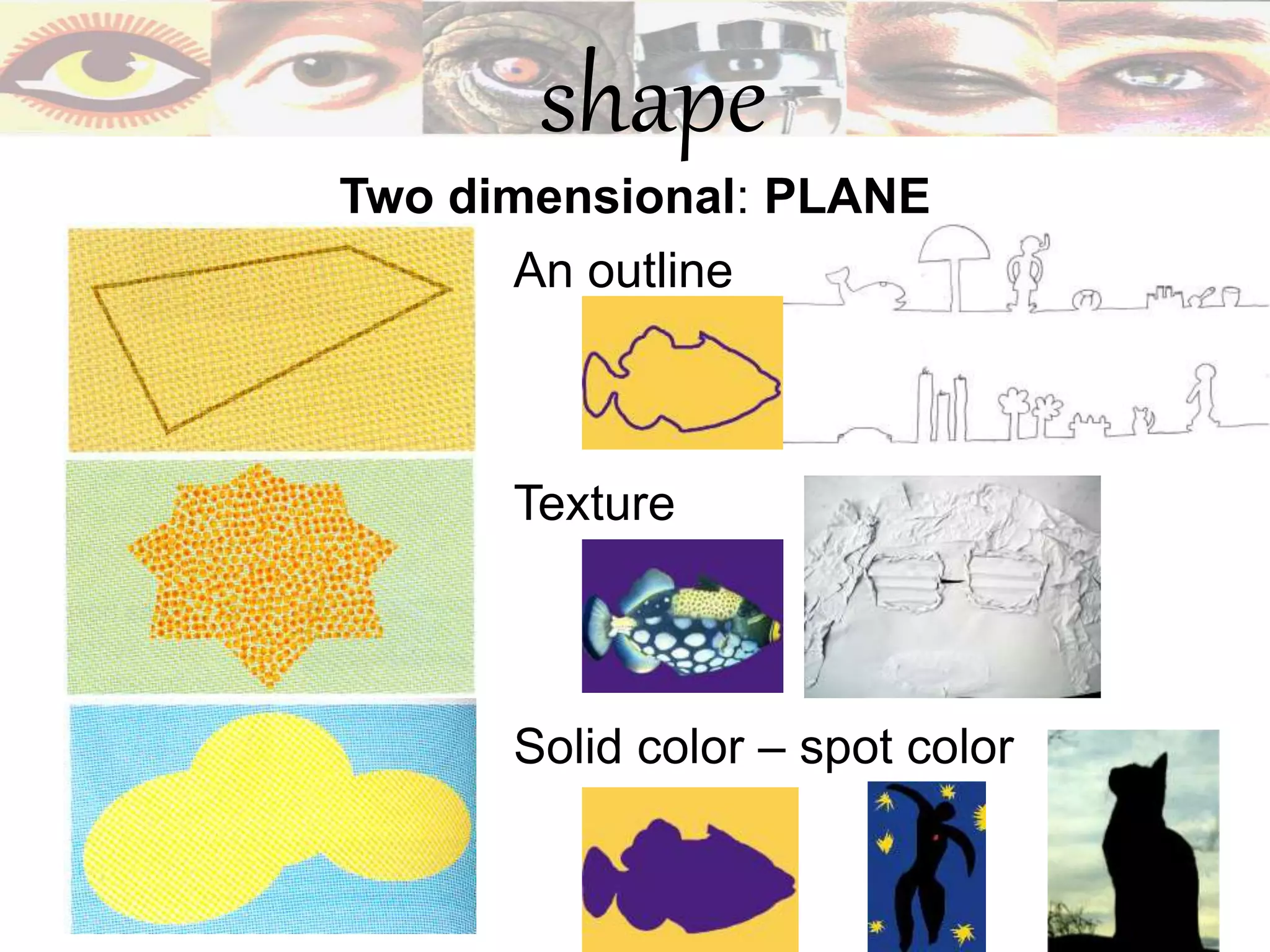 The visual elements of Art: SHAPE | PPT