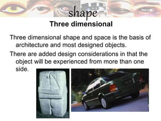 The visual elements of Art: SHAPE | PPT