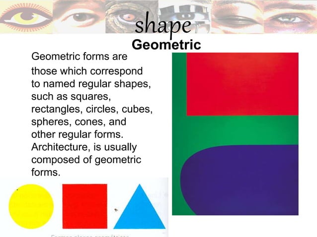 The visual elements of Art: SHAPE | PPT