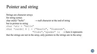 Pointers and Dynamic Memory Allocation | PPTX