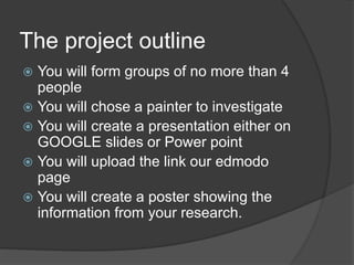 10th grade artist research | PPT