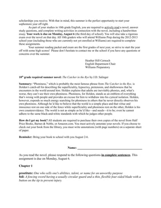 10th grade english citr summer-reading (4) | ODT