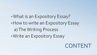 10th grade ESL Unit 10 2 - Expository Essay | PPTX