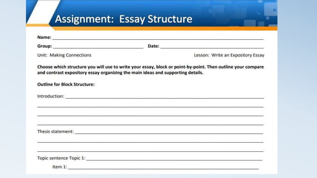 10th grade ESL Unit 10 2 - Expository Essay | PPTX
