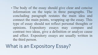 10th grade ESL Unit 10 2 - Expository Essay | PPTX