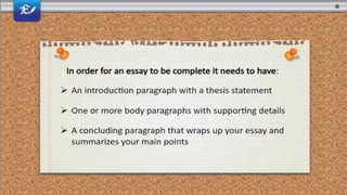 10th grade ESL Unit 10 2 - Expository Essay | PPTX