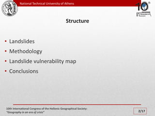 Vulnerability Zonation Mapping for Landslides' Occurrence Using GIS and Remote Sensing ...