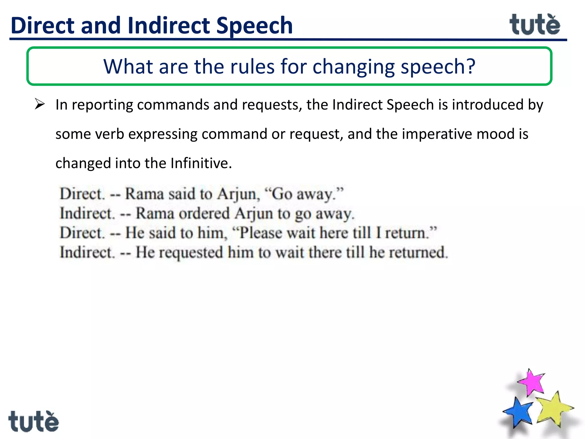10th icse - Direct and Indirect Speech | PPTX | Educational Assessment ...