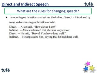 10th icse - Direct and Indirect Speech | PPTX