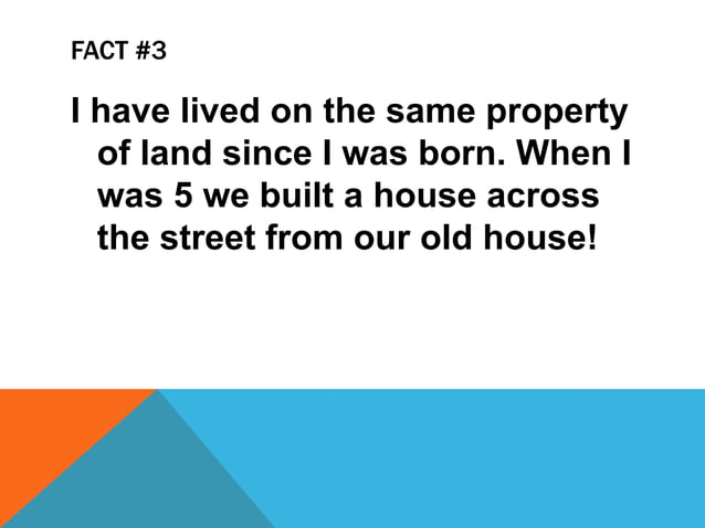 10 things about me! | PPTX