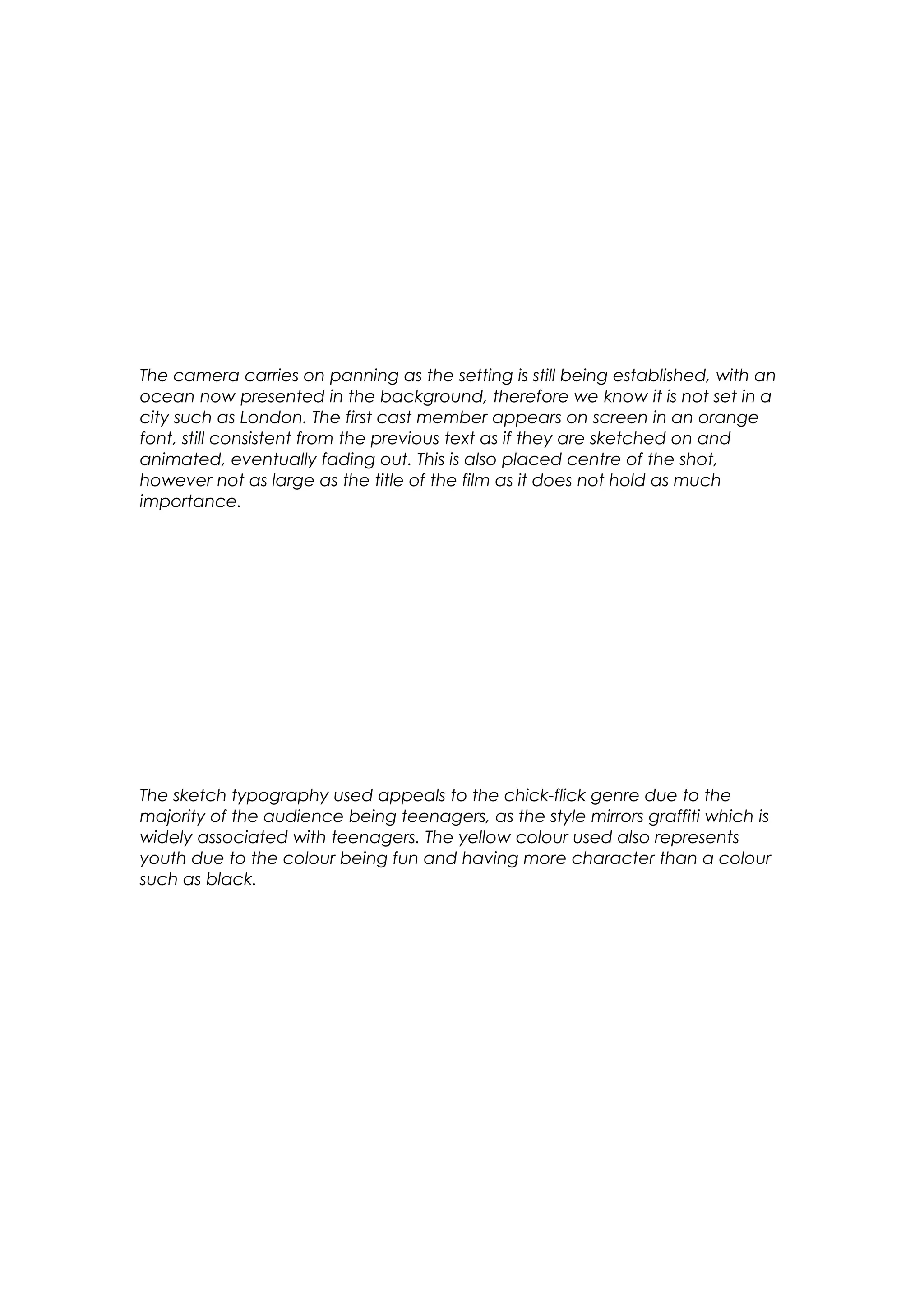 10 things i hate about you opening sequence analysis | DOC