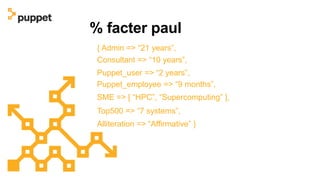 10 Things I Wish I'd Known When I Started Using Puppet | PPT