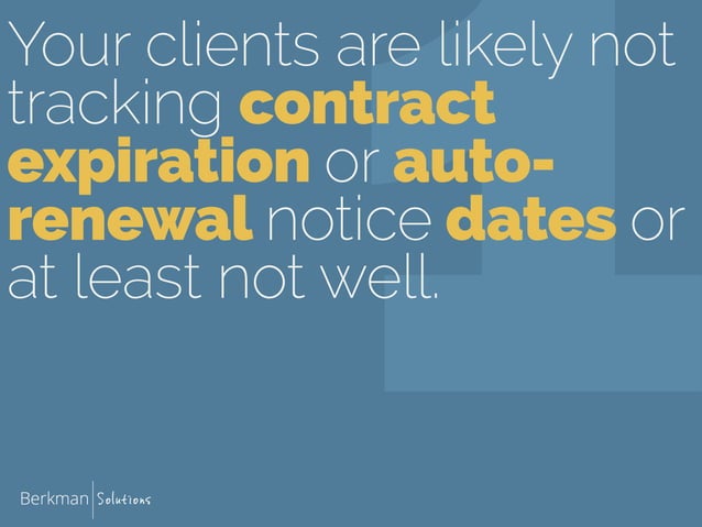 10 things lawyers need to know about contract management | PDF