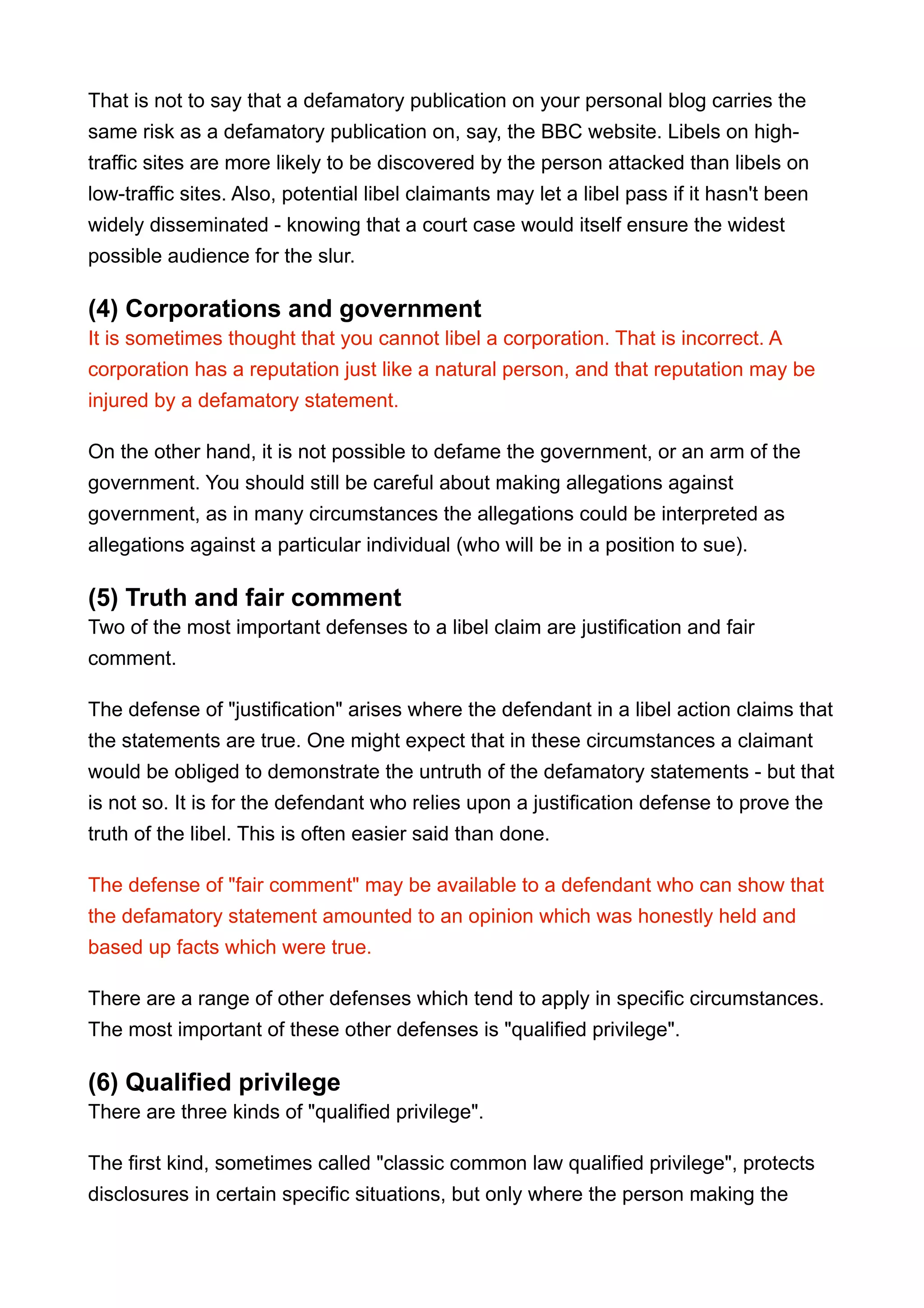 10 things libel | PDF