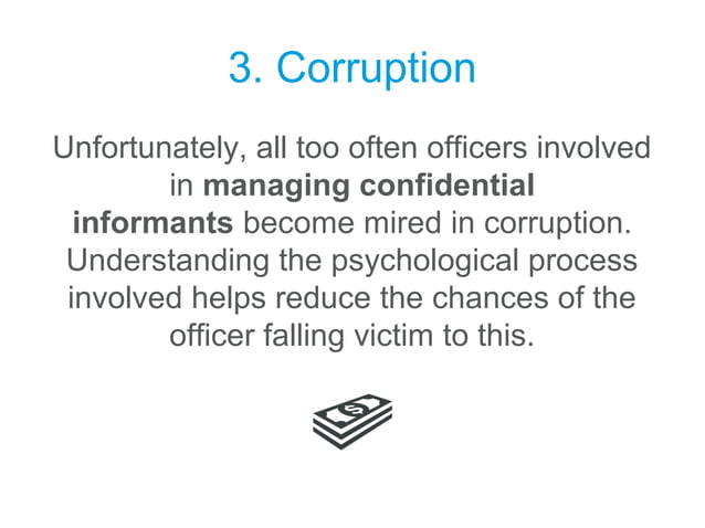 10 things officers dealing with CIs should know | PPT