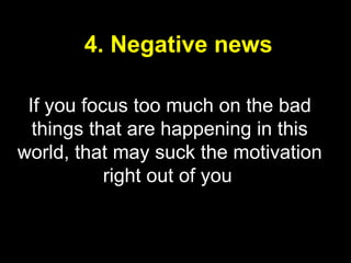 10 things that kill motivation | PPT
