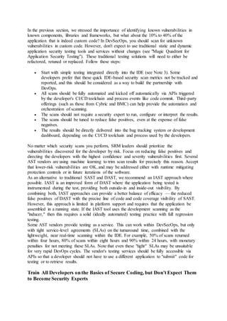 10 things to get right for successful dev secops | DOCX