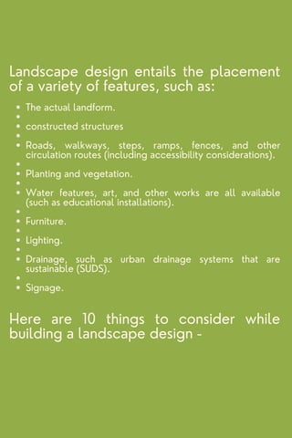 10 Things to Keep in Mind When Planning Your Landscape Design Mohit ...