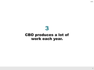 10 Things to Know About CBO | PPT