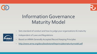 10 Things You'll Need to Succeed with Information Governance and ...