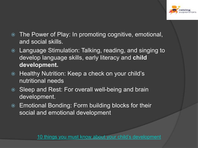 10 Things You Must Know About Your Child’s Development.pptx
