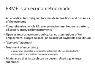 Supporting global and European climate and energy policy-making through ...