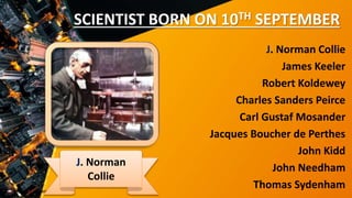 Major Events in science on 10th September | PPT