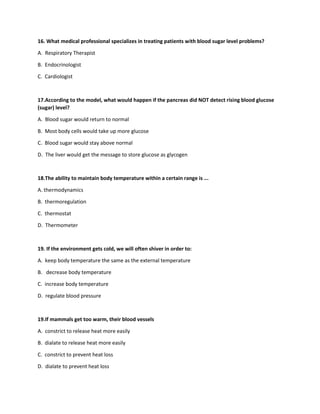 10th Grade test paper Homeostasis.docx