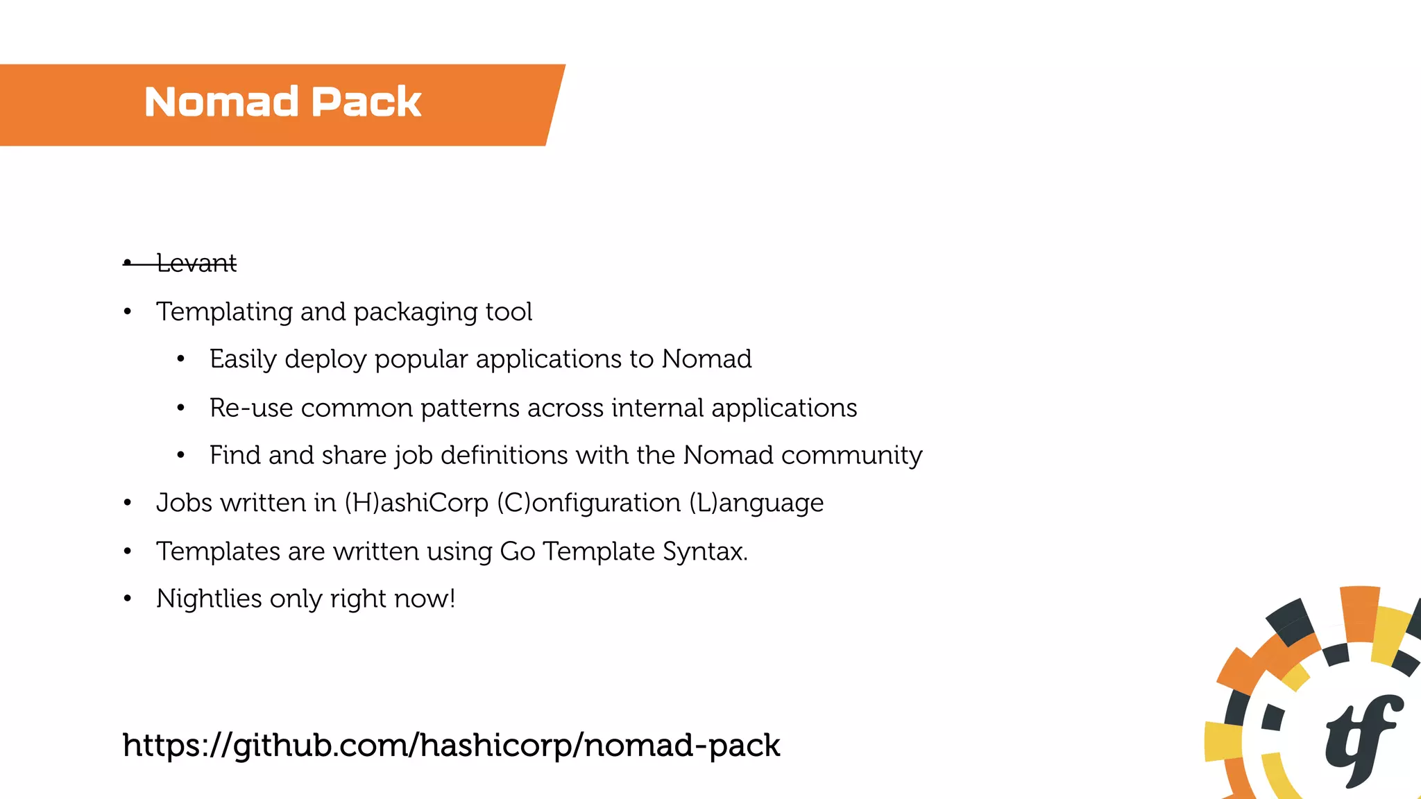 10 things I learned building Nomad packs | PDF