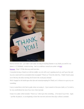 10 times to teach politeness | PDF