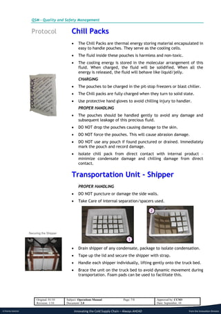 Pharma cold chain | PDF