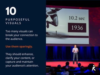 10 Tips to be a great speaker [Visual Guide] | PDF