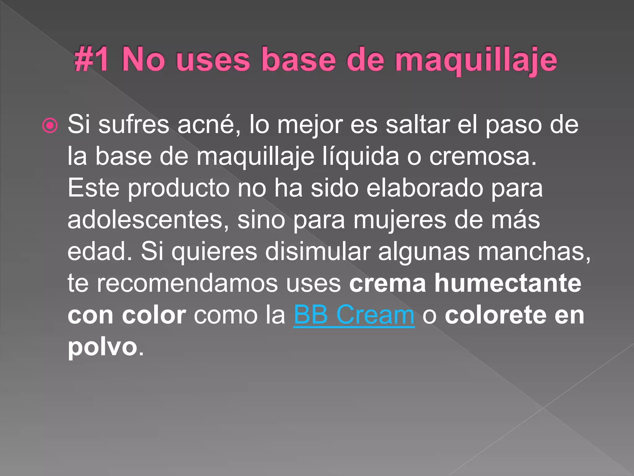10 tips de belleza para adolescentes | PPTX | Hair Care | Beauty