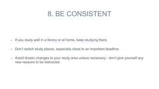 10 Tips for Creating a Good Study Environment Powerpoint.pptx