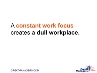 10 tips for creating a positive workplace | PDF