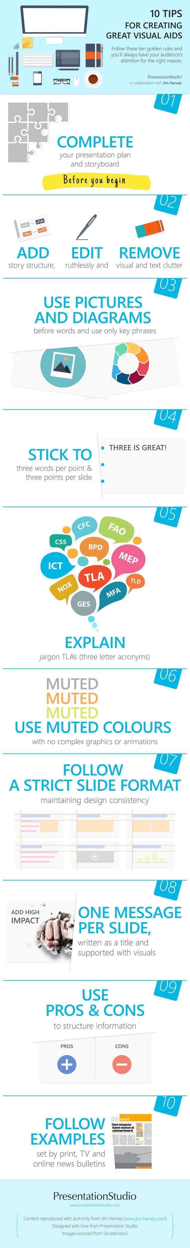10 tips for creating great visual aids in presentations | PDF